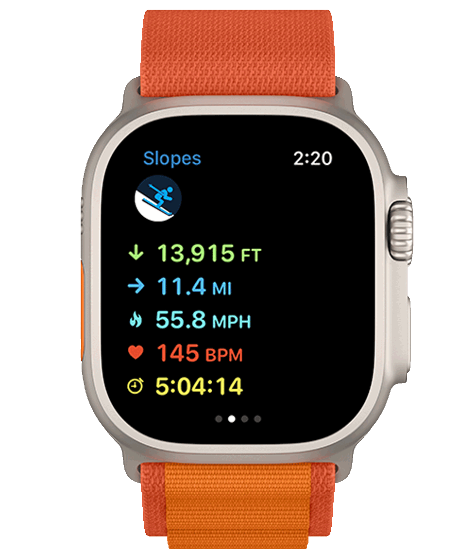 Slopes Watch App — Wrist-sized, Without Compromises
